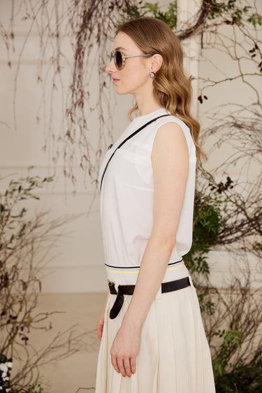 50-7 LINEA Top with horizontal pleats – sistermagpatterns