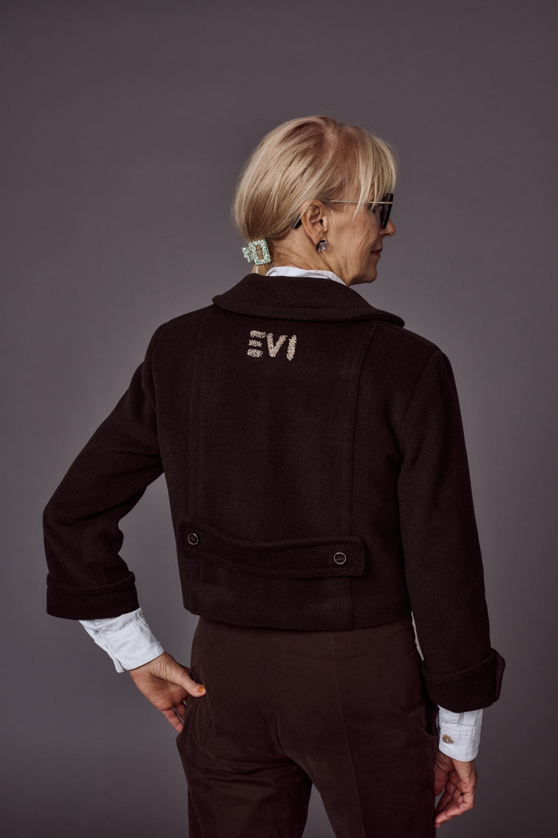 70-11 Short Double-Breasted Jacket with Back Belt – sistermagpatterns