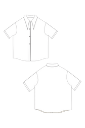 52-1 Box-cut linen blouse or dress with pointy collar – sistermagpatterns