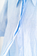 52-1 Box-cut linen blouse or dress with pointy collar – sistermagpatterns