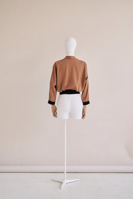 16-4 Short shawl collar blouse with elastic waistband – sistermagpatterns